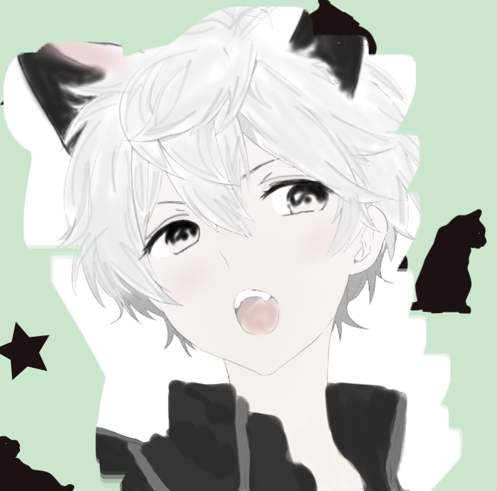 my handsome cat - ibisPaint