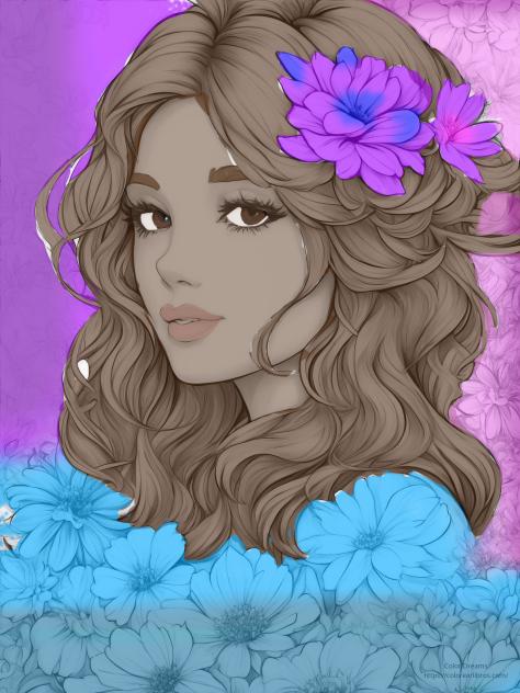 flower girl - ibisPaint