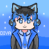 Diva the Blue Cat - ibisPaint