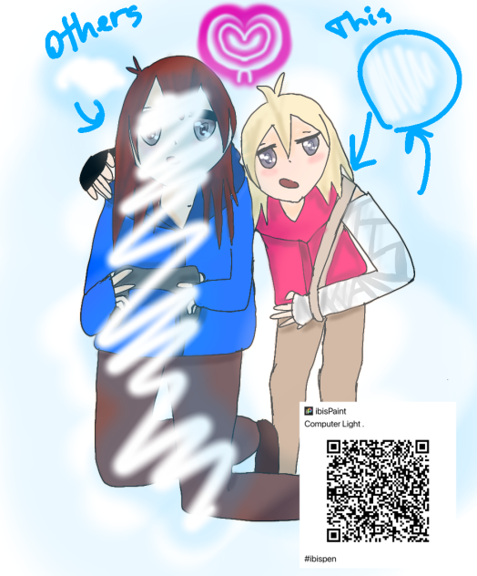 Computer Light brush - ibisPaint