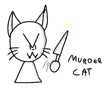 murder cat!!! - ibisPaint