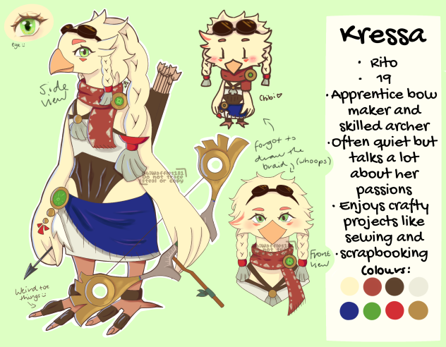 Kressa 🪶 - Loz oc no. 1 - ibisPaint
