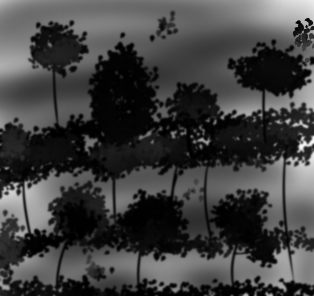 🖤THE DEEP SHADOW FOREST🖤 - ibisPaint