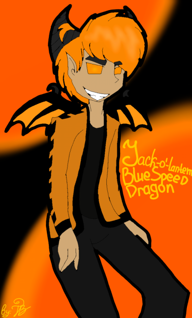 Jack-o'-lantern BlueSpeedDragon - ibisPaint