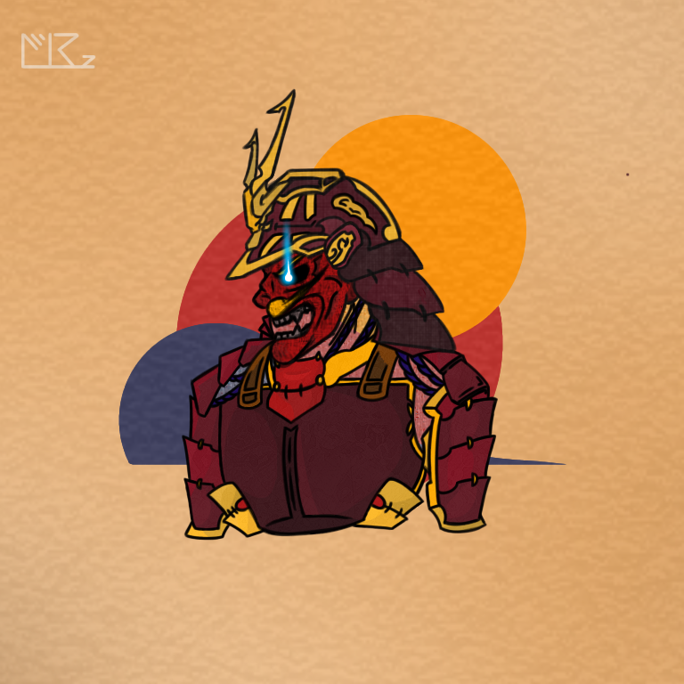 Red-Moon Shogun - ibisPaint
