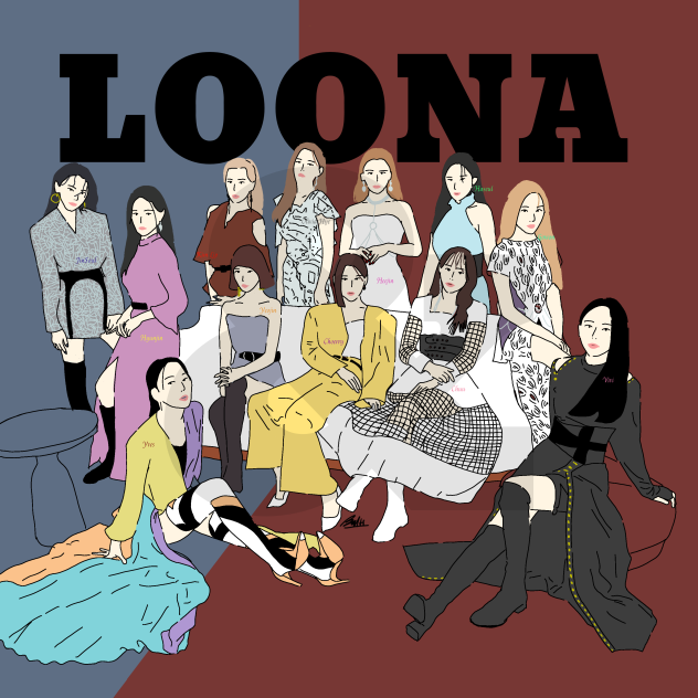LOONA '&' - ibisPaint