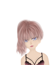 Pink hairy girl - ibisPaint