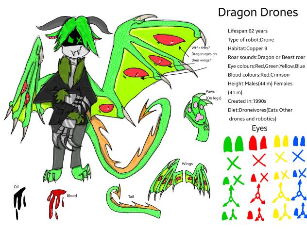 NEW MD DRONE SPECIES,DRAGON DRONES - ibisPaint