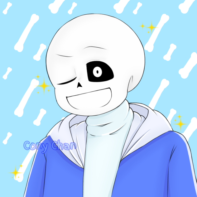 วาด UT sans - ibisPaint