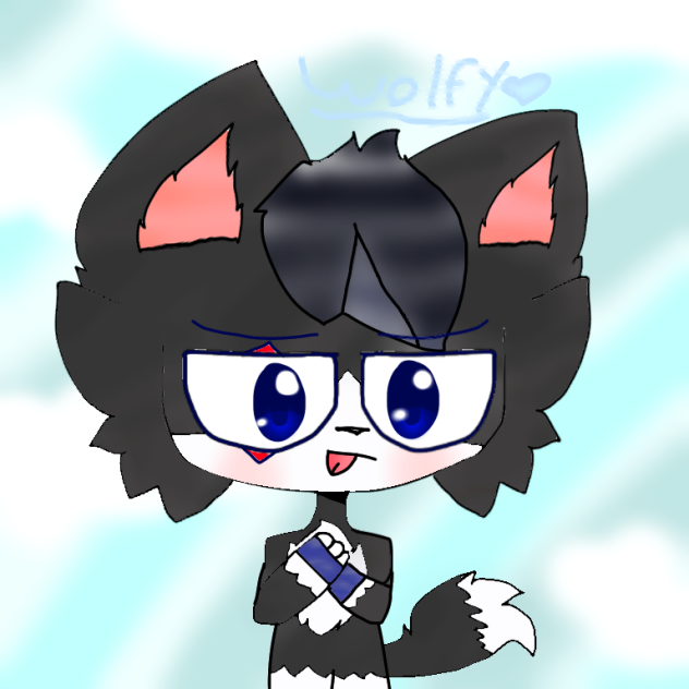 Drawing my oc wolfy - ibisPaint