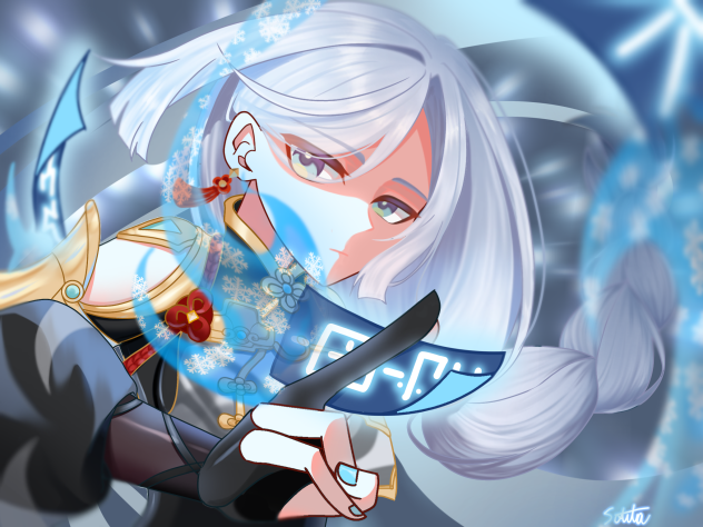 shenhe申鶴祈願絵 - ibisPaint