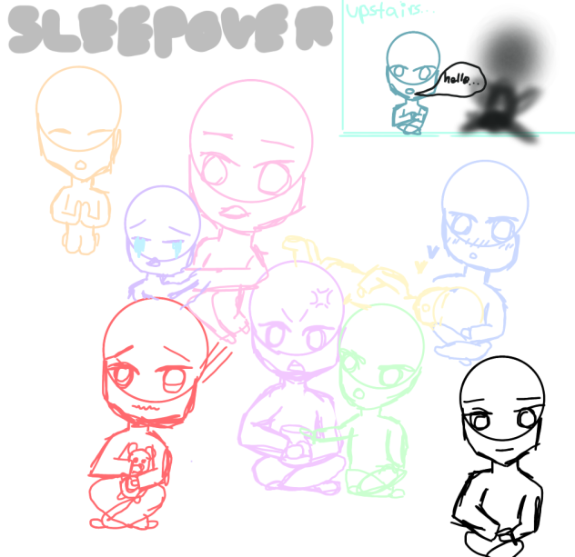 Sleepover collab - ibisPaint
