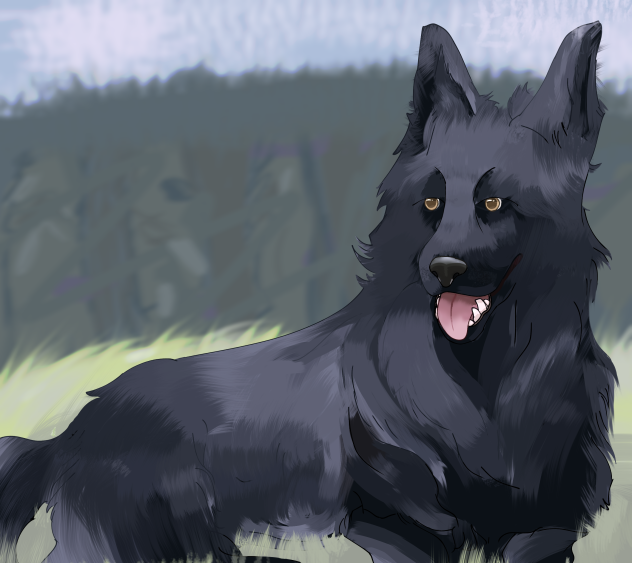 a dog btw - ibisPaint