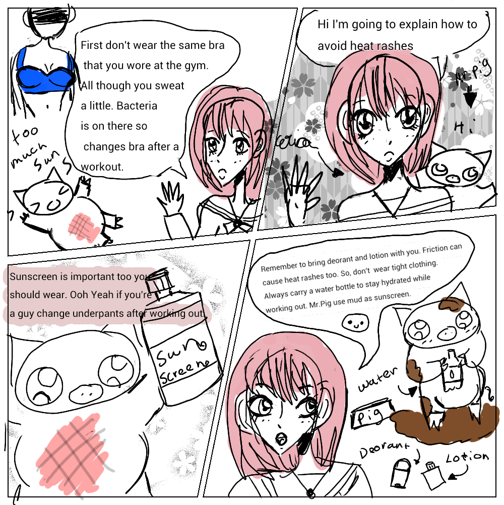 Erica tips for the gym - ibisPaint