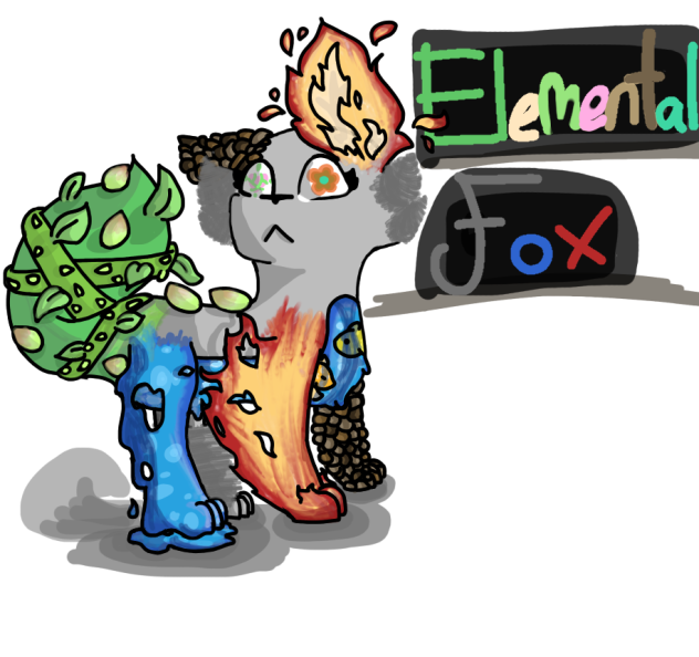 Elemental Fox - ibisPaint