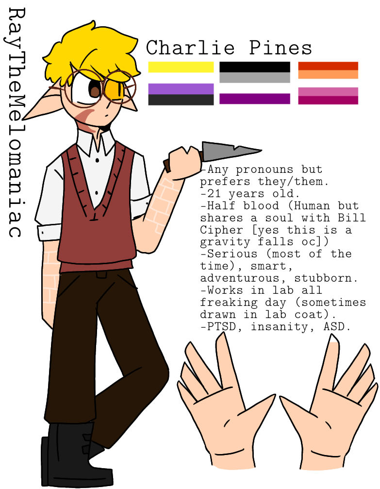 Charlie, our mad scientist - ibisPaint