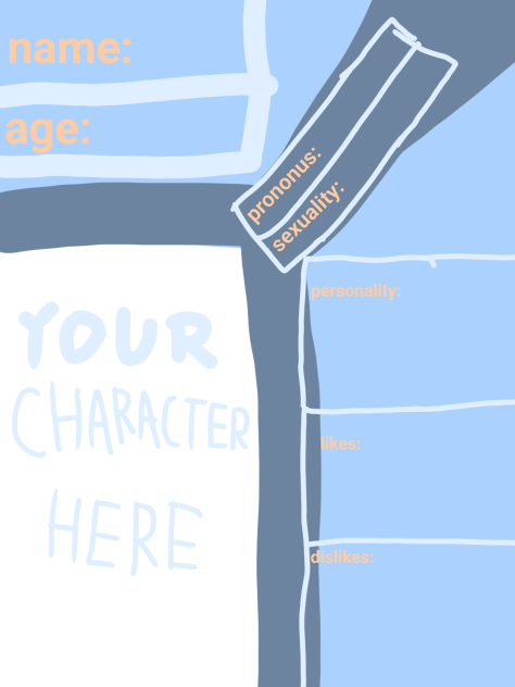 character sheets for FRIENDS comic - ibisPaint