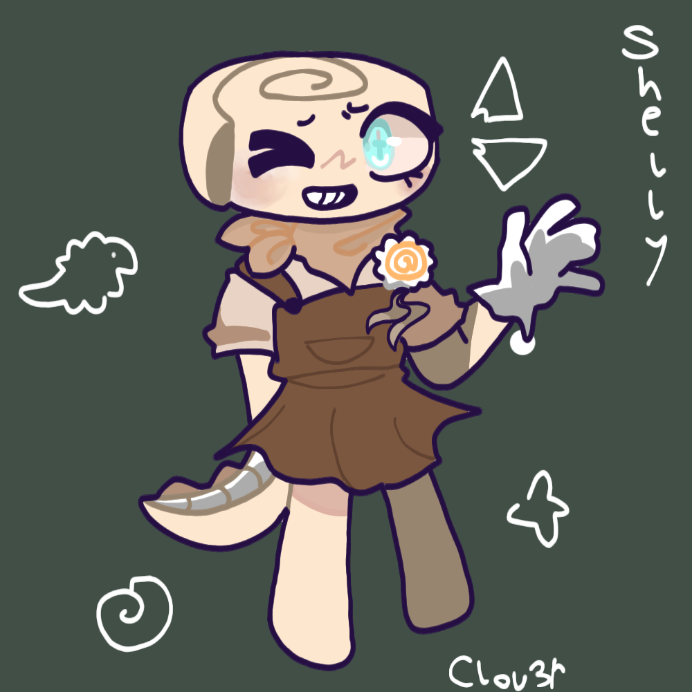 My name is shelly! cuz im a shell! - ibisPaint