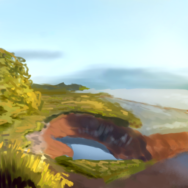 scenery practice - ibisPaint