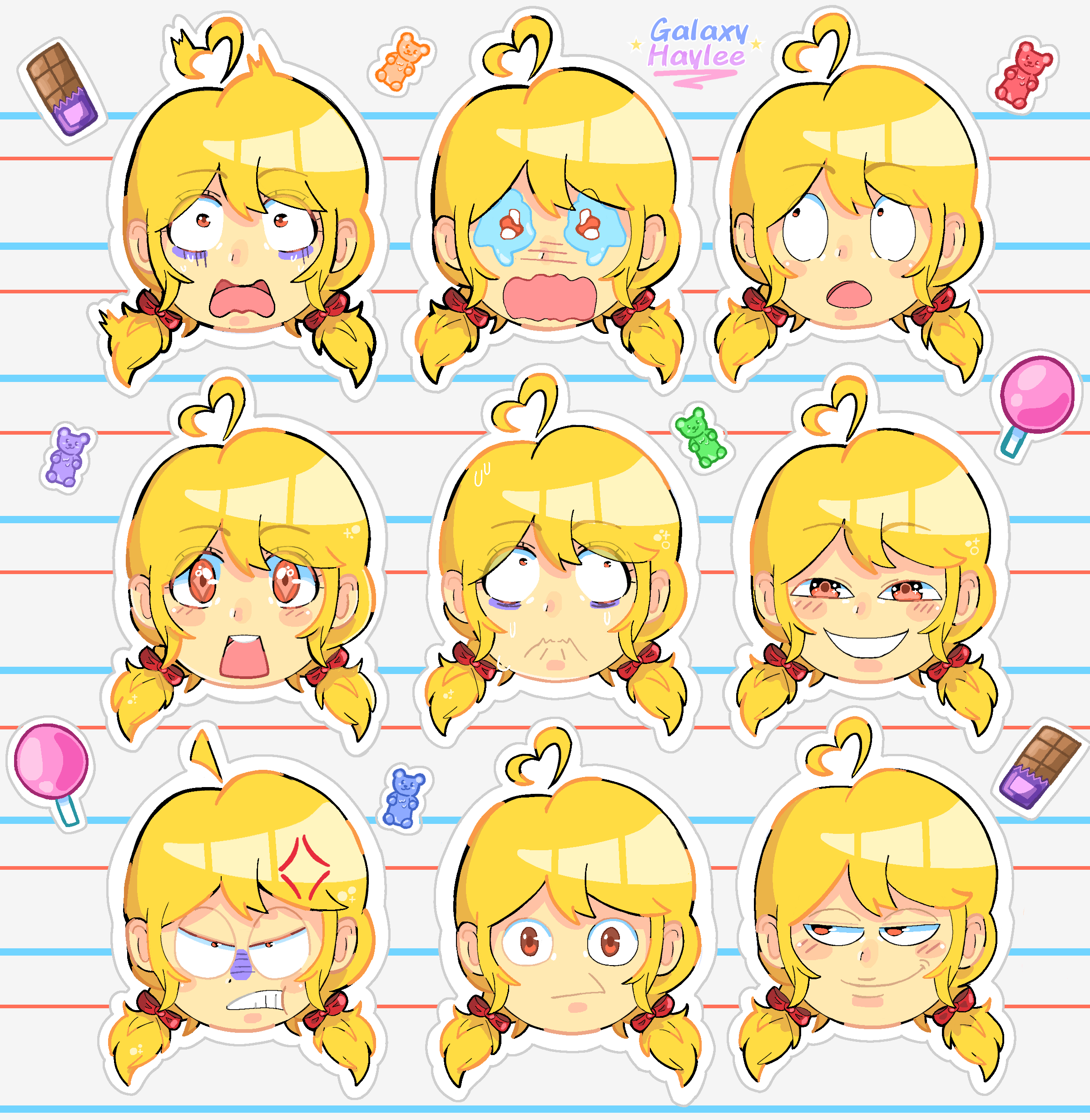 Anya Faces - ibisPaint