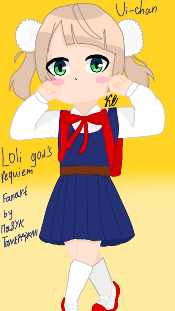 Loli god's requiem. fanart - ibisPaint