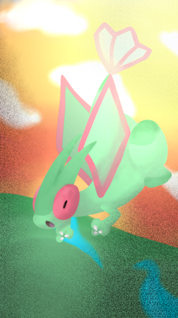 Flygon - ibisPaint