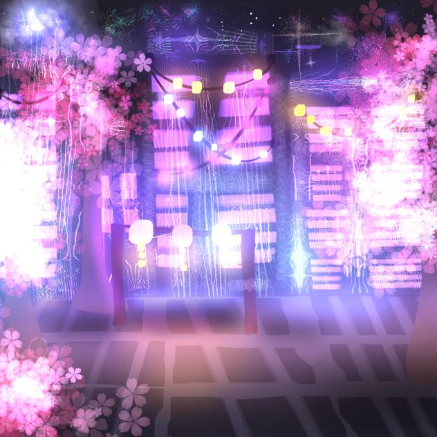 Bright City Background - ibisPaint