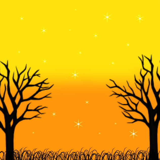 Yellow & orange sky - ibisPaint