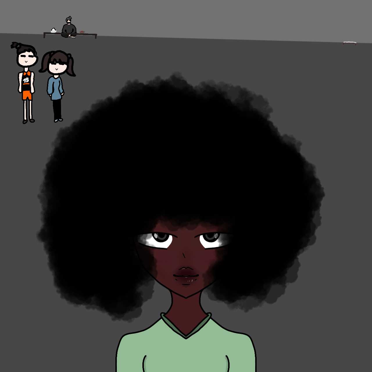 afro girl - ibisPaint