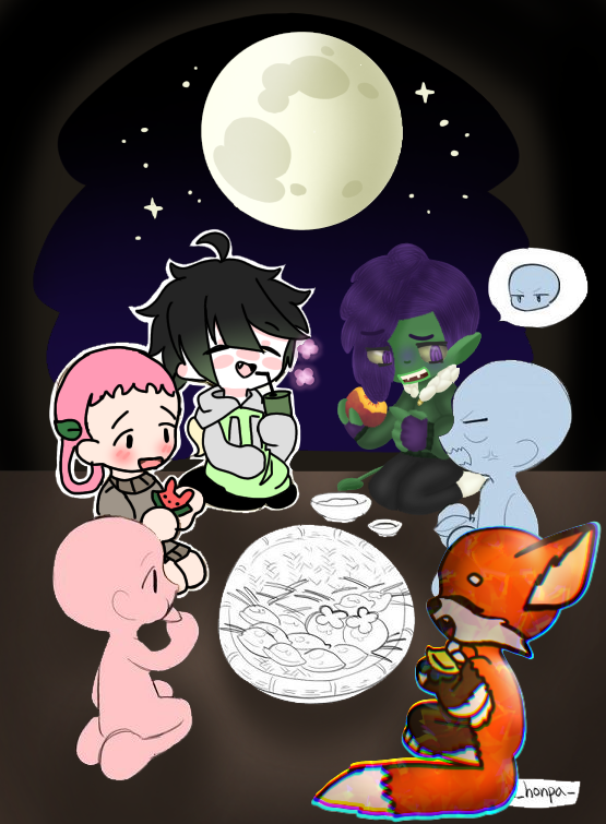 Dinner collab ft. Very mannered people - ibisPaint