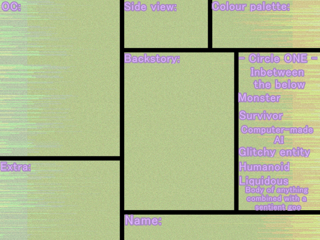 OC sheet for - a comic - - ibisPaint