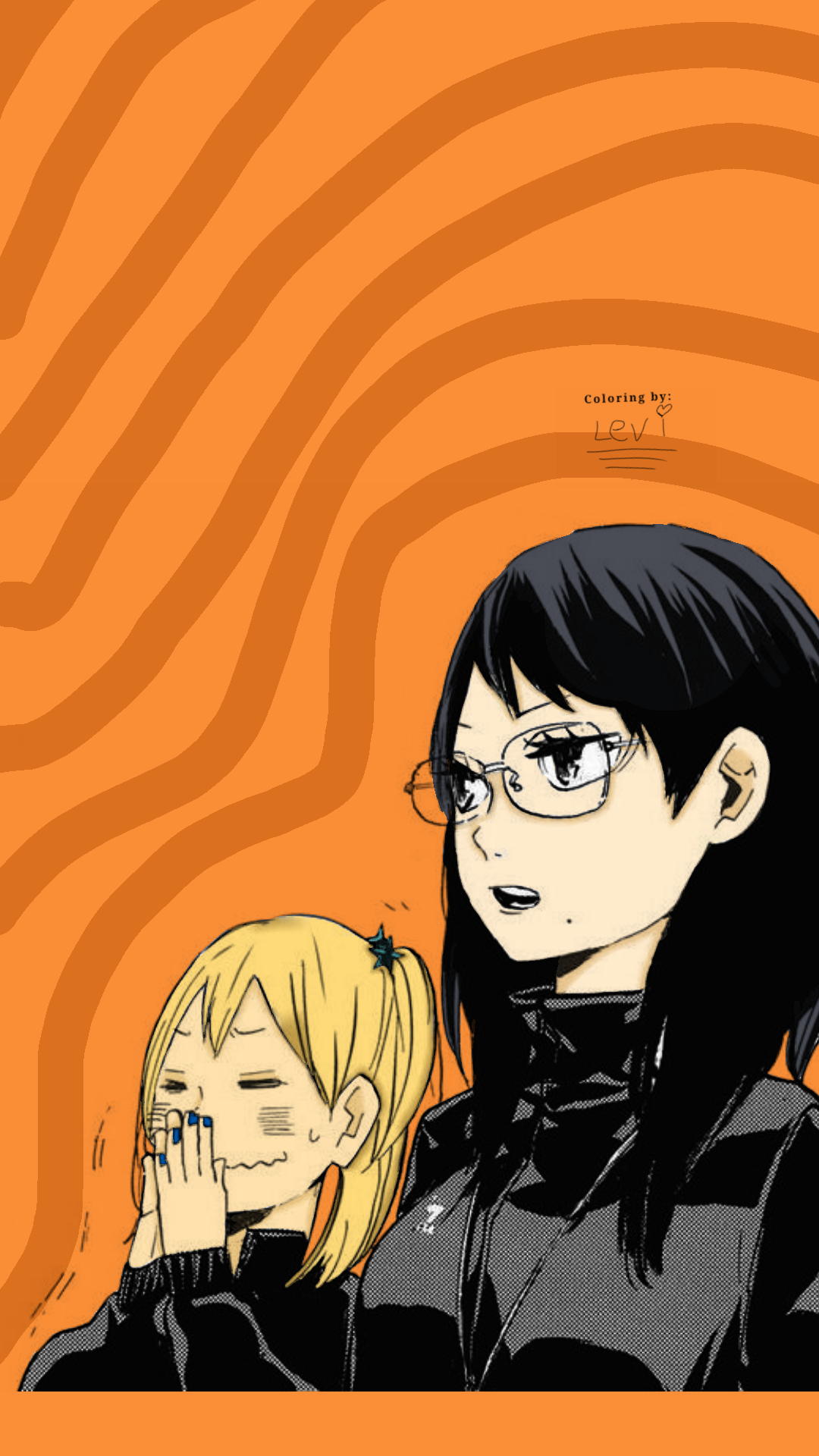 Kyoko e Yachi coloring 2 - ibisPaint
