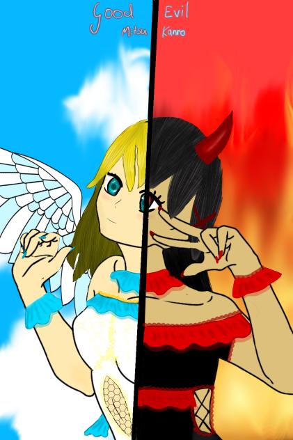 # good and evil - ibisPaint