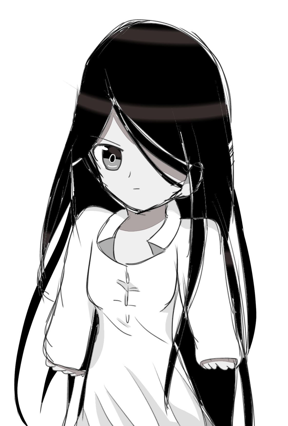 Sadako Drawing - ibisPaint