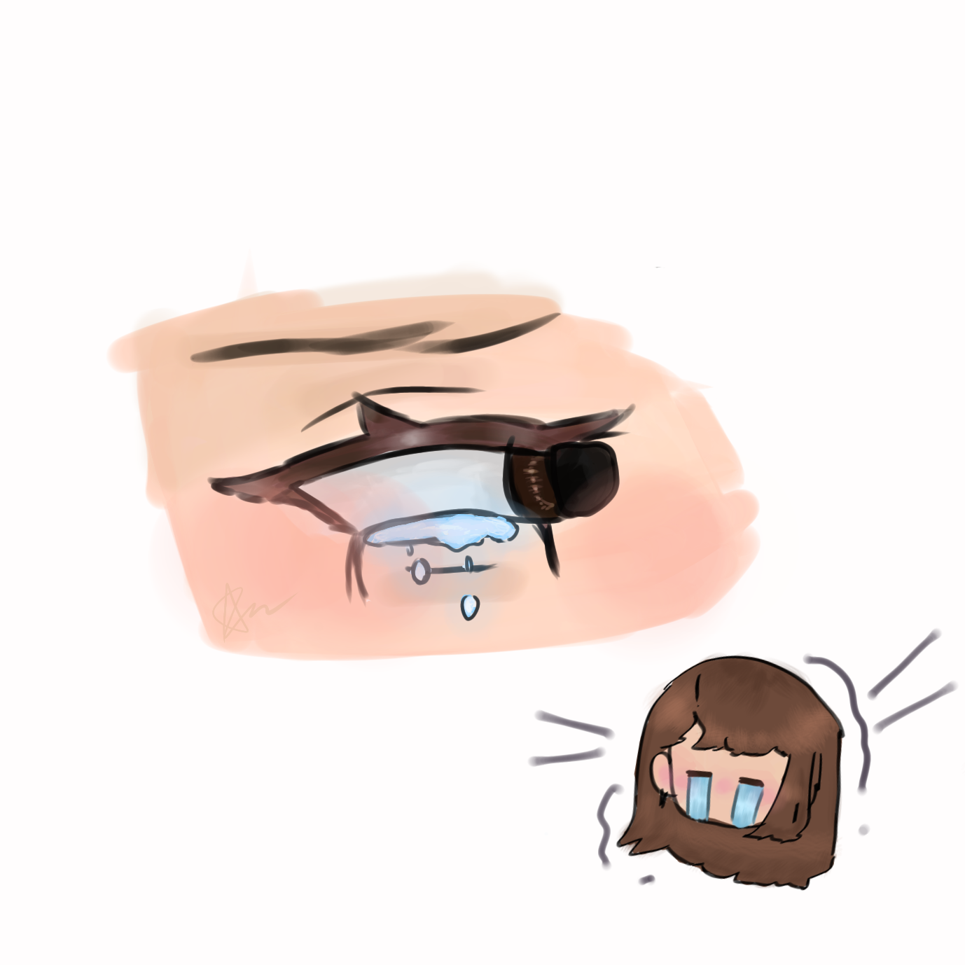 Crying… - ibisPaint