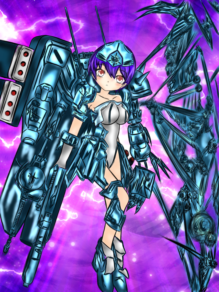 iron armor girl - ibisPaint