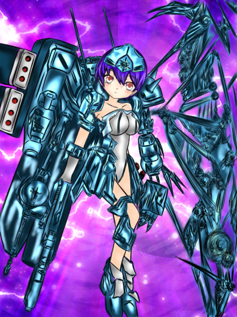 iron armor girl - ibisPaint