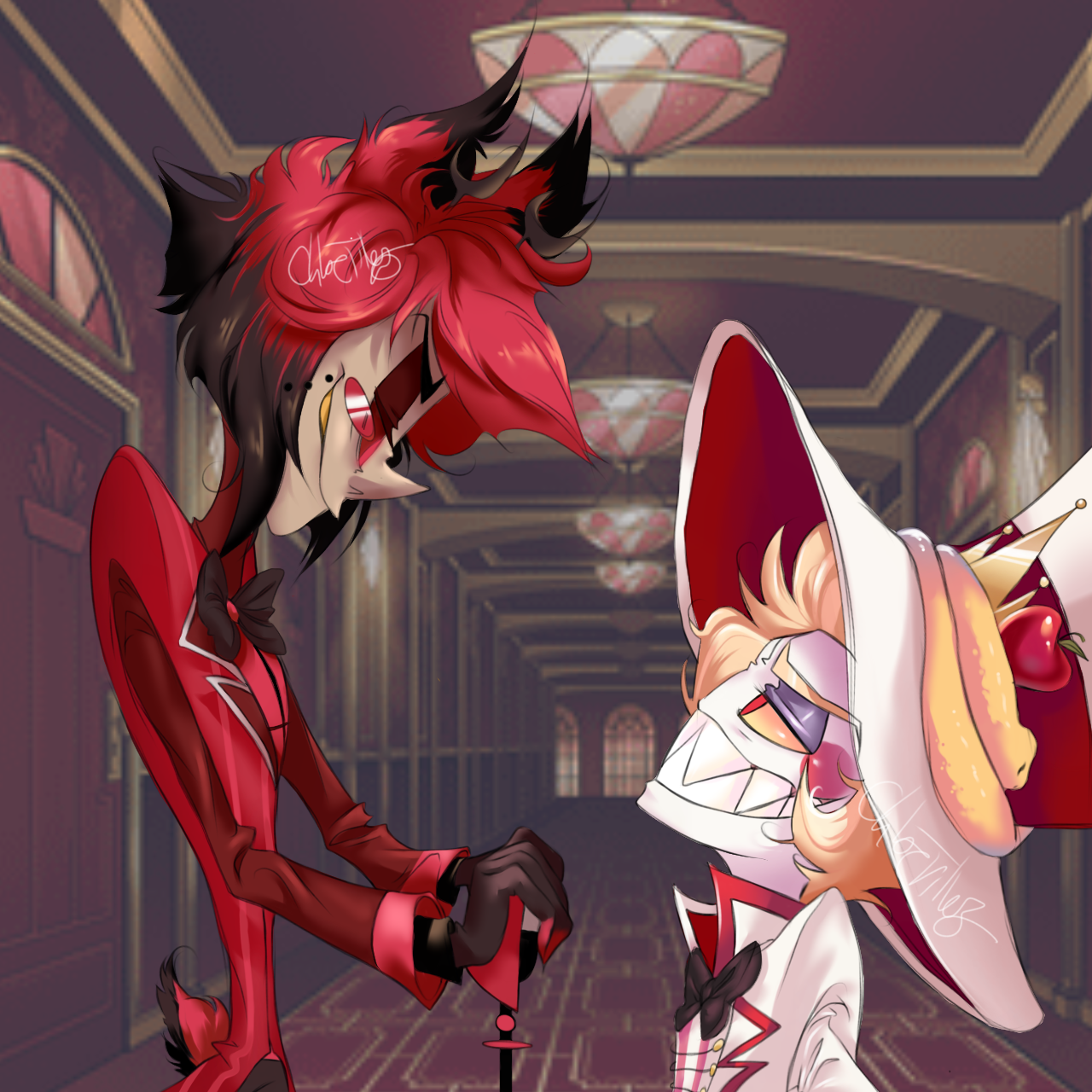 Alastor Vs Lucifer - ibisPaint