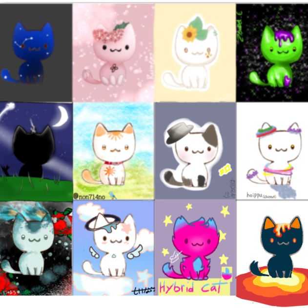 Cat collab - ibisPaint