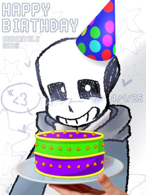 HBD SKELE-MAN 🤍💙 - ibisPaint