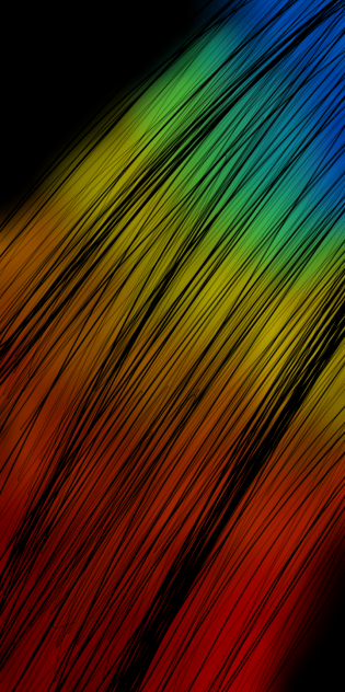 Scratchy rainbow - ibisPaint