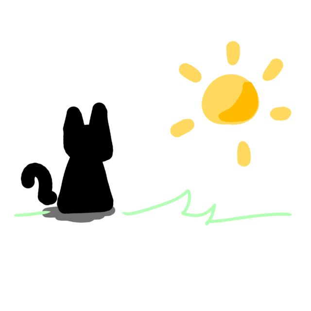 Cat in sun - ibisPaint