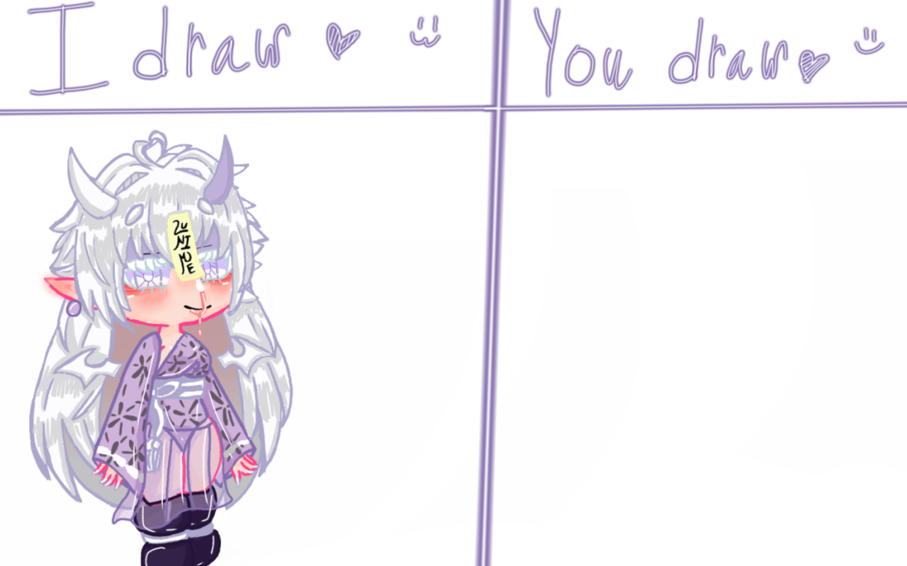 I draw, You draw colab - ibisPaint