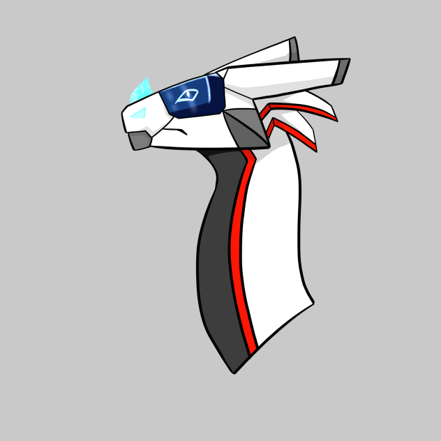 Dragón mecha cabeza - ibisPaint
