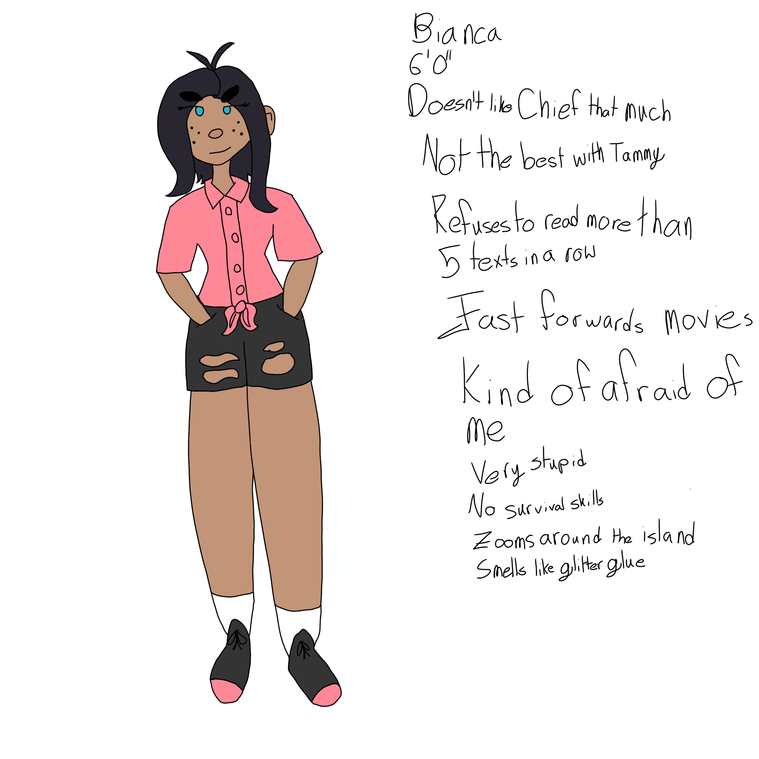 bianca ref sheet for saranghae trash - ibisPaint