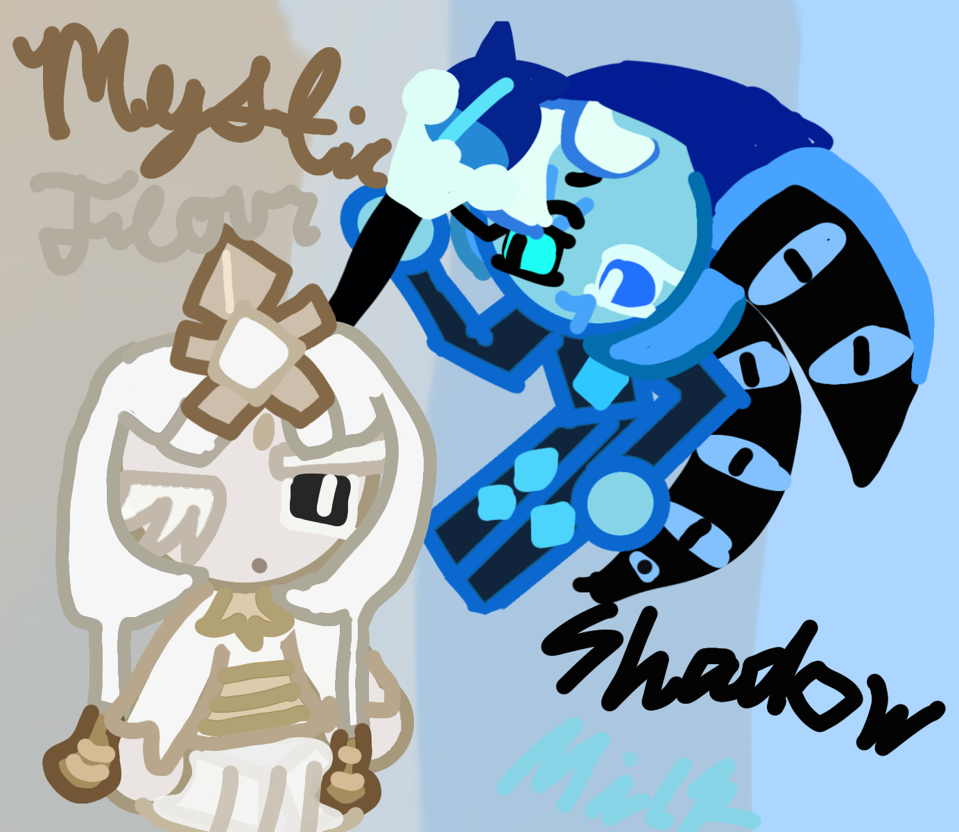 Mystic Flour and Shadow Milk Cookie! - ibisPaint