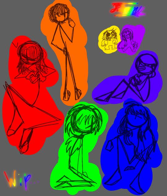 Color Lore Humanized version (WIP) - ibisPaint