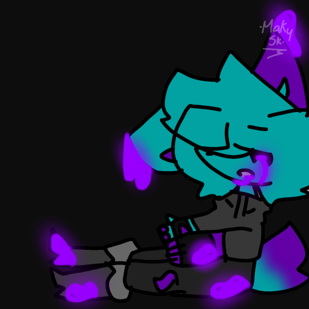 Bluey probando la grimace - ibisPaint