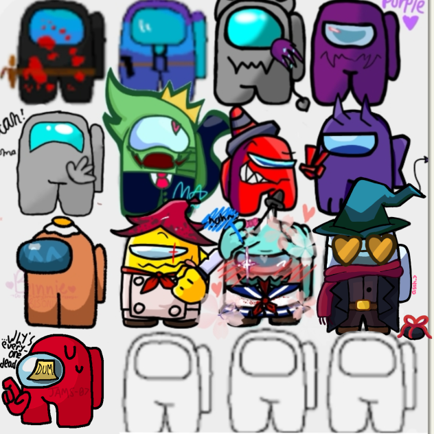 Among Us collab 2 - ibisPaint