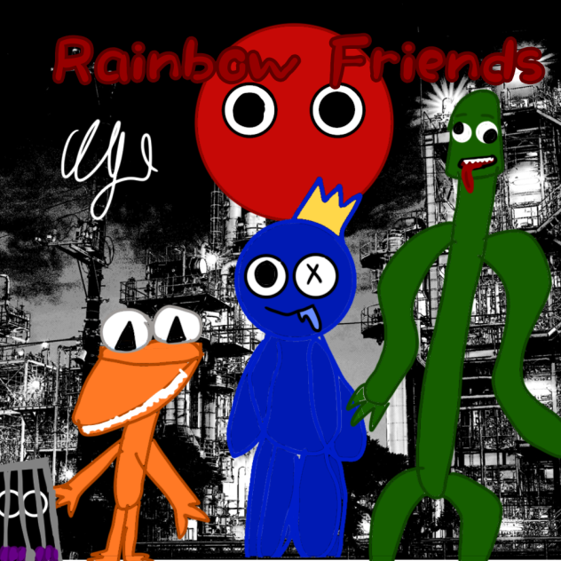 《Rainbow Friends》 - ibisPaint